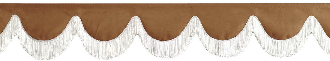 CMG TRUCK PELMET Brown WITH WHITE TASSELS – CMGPlates